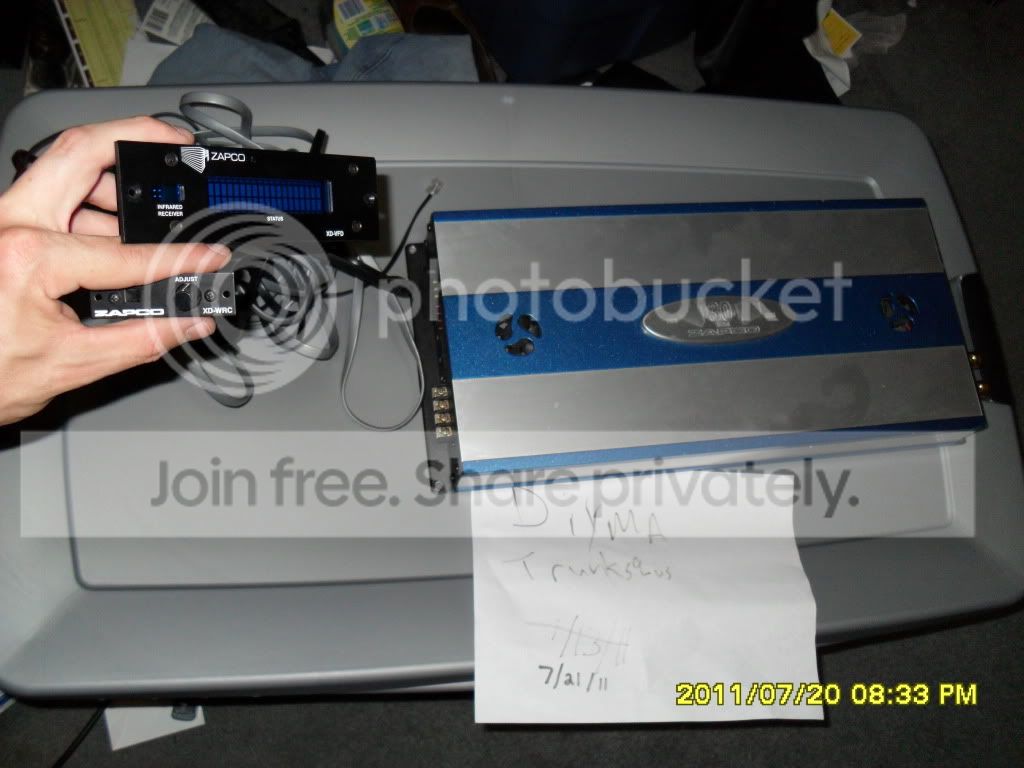 Zapco vfd display and wrc controller Priced to sell fast ...
